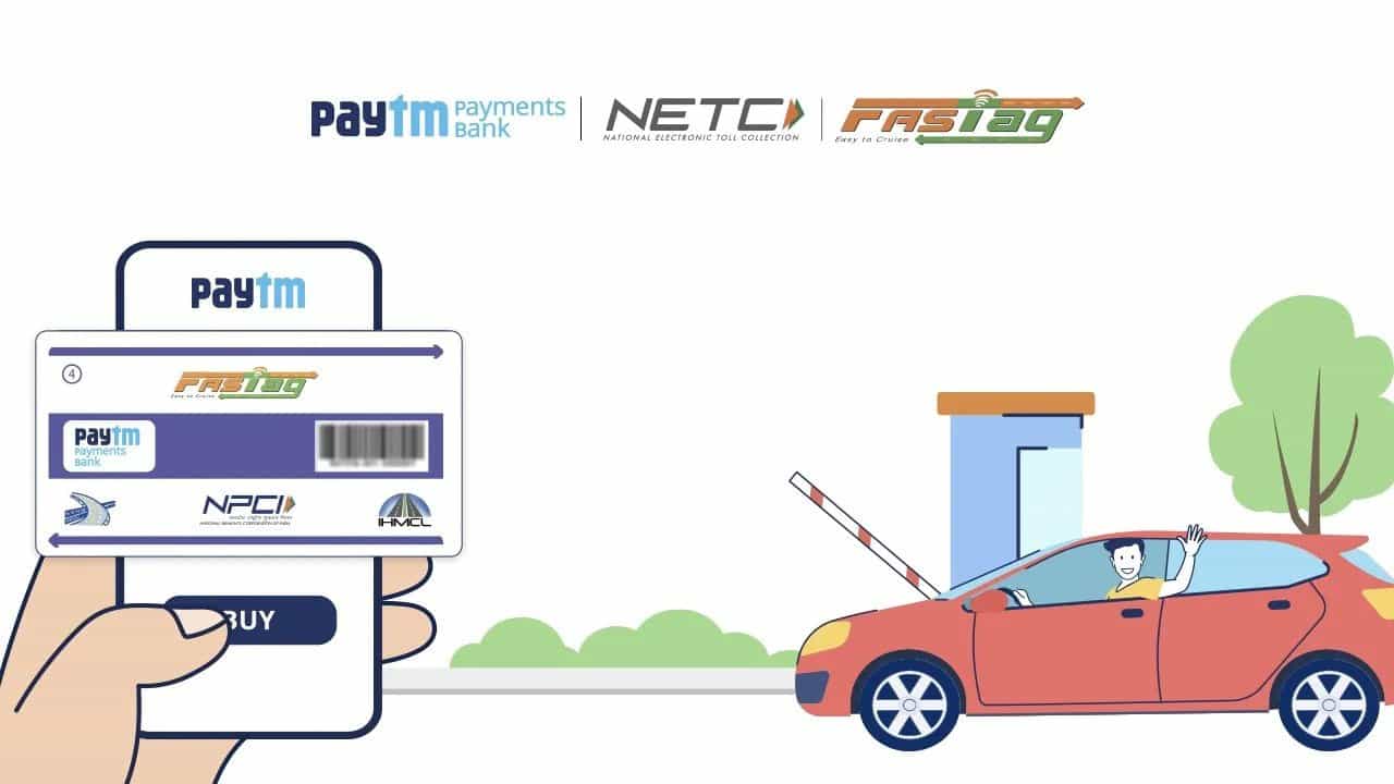 Paytm to Launch FASTag Based Parking Service Across India - Get My Parking